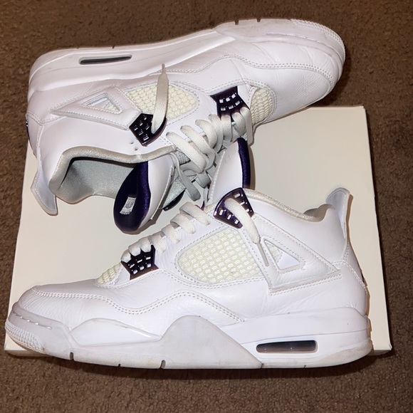 Jordan | Shoes | Air Jordan 4 Retro Purple Metallic | Poshmark